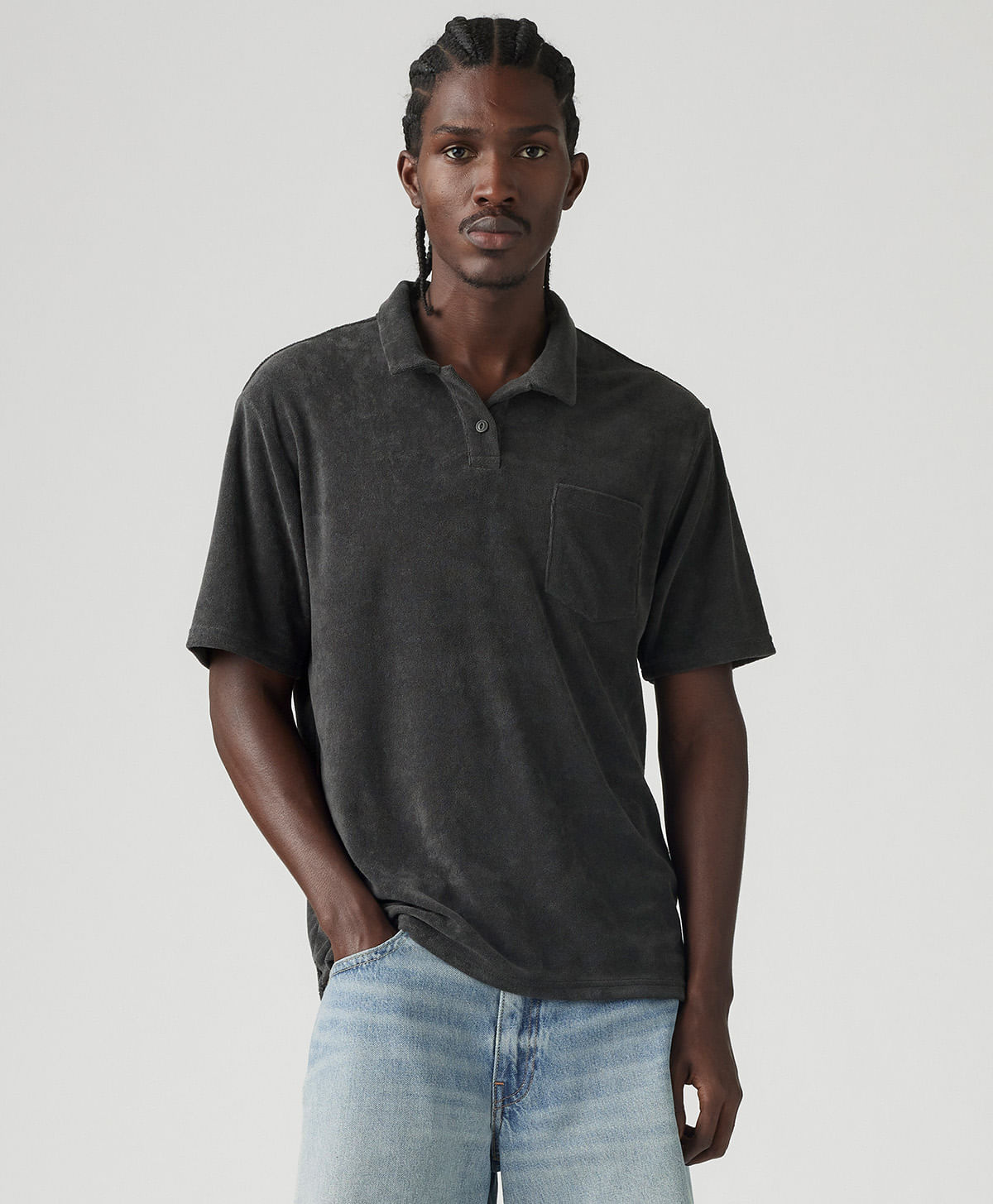 Camiseta Polo Manga Corta Terry Levi's® Para Hombre Standard 234564 ...
