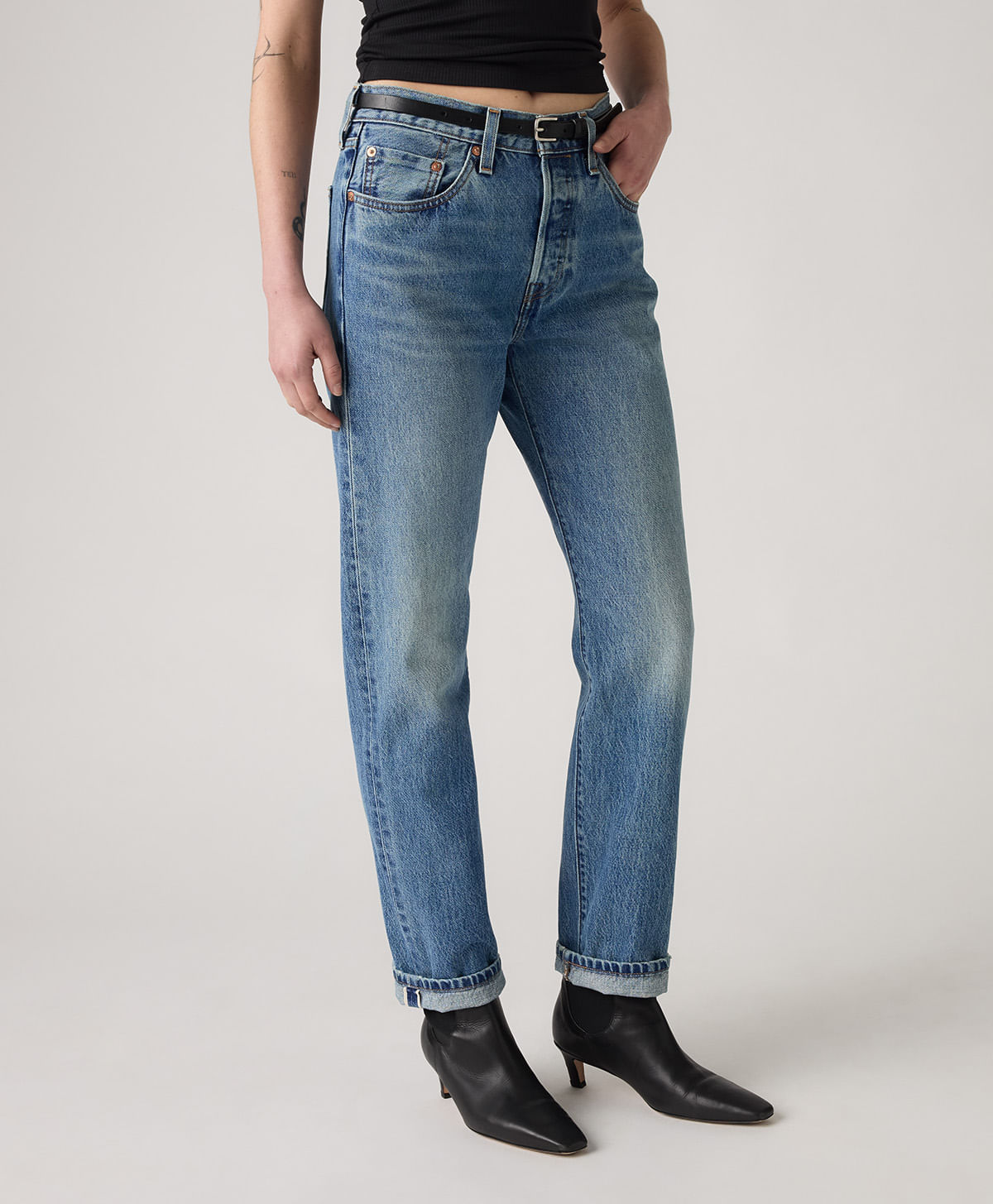 Jeans 501® Original Levi’s® Para Mujer Straight 235489| Levi's®